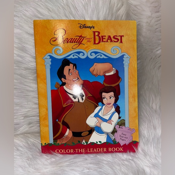 Disney | Other | Vintage 996 Disney Beauty And The Beast Color The ...